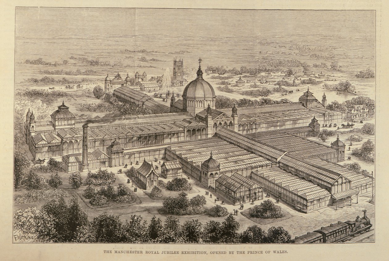 The Manchester Royal Jubilee Exhibition, Opened by the Prince of Wales