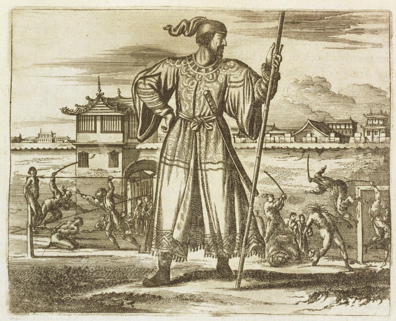 The Prime General of the Chinese Army, illustration from a description ...