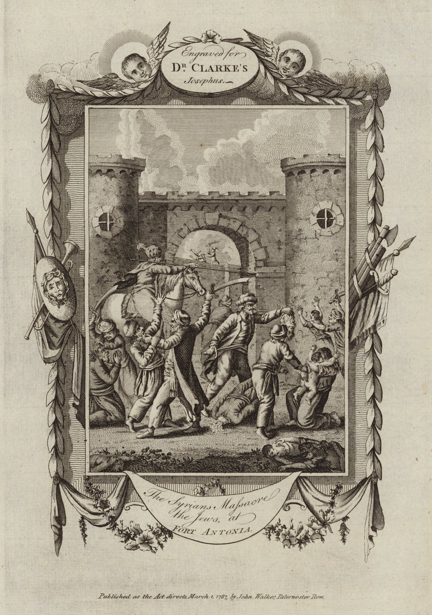 The Syrians Massacre the Jews at Fort Antonia