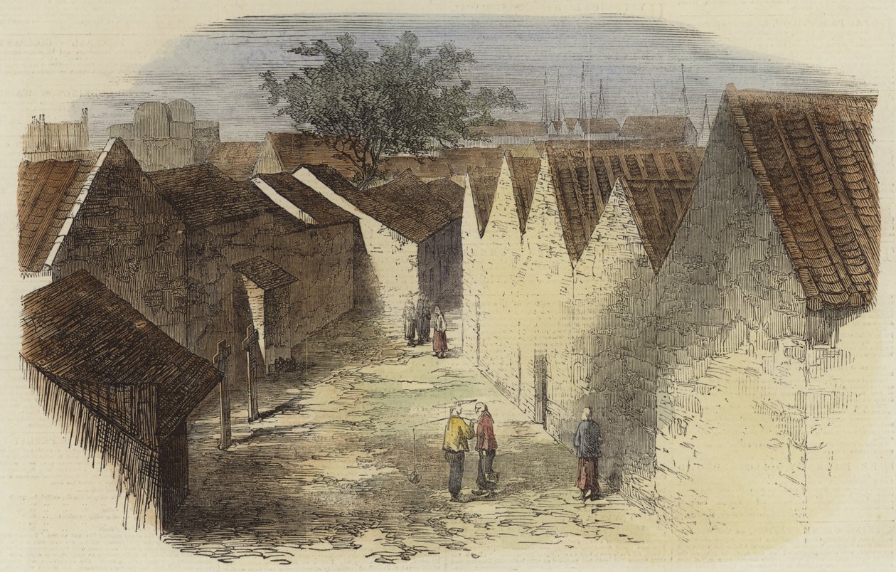 The Place of Execution, Canton, China by English School