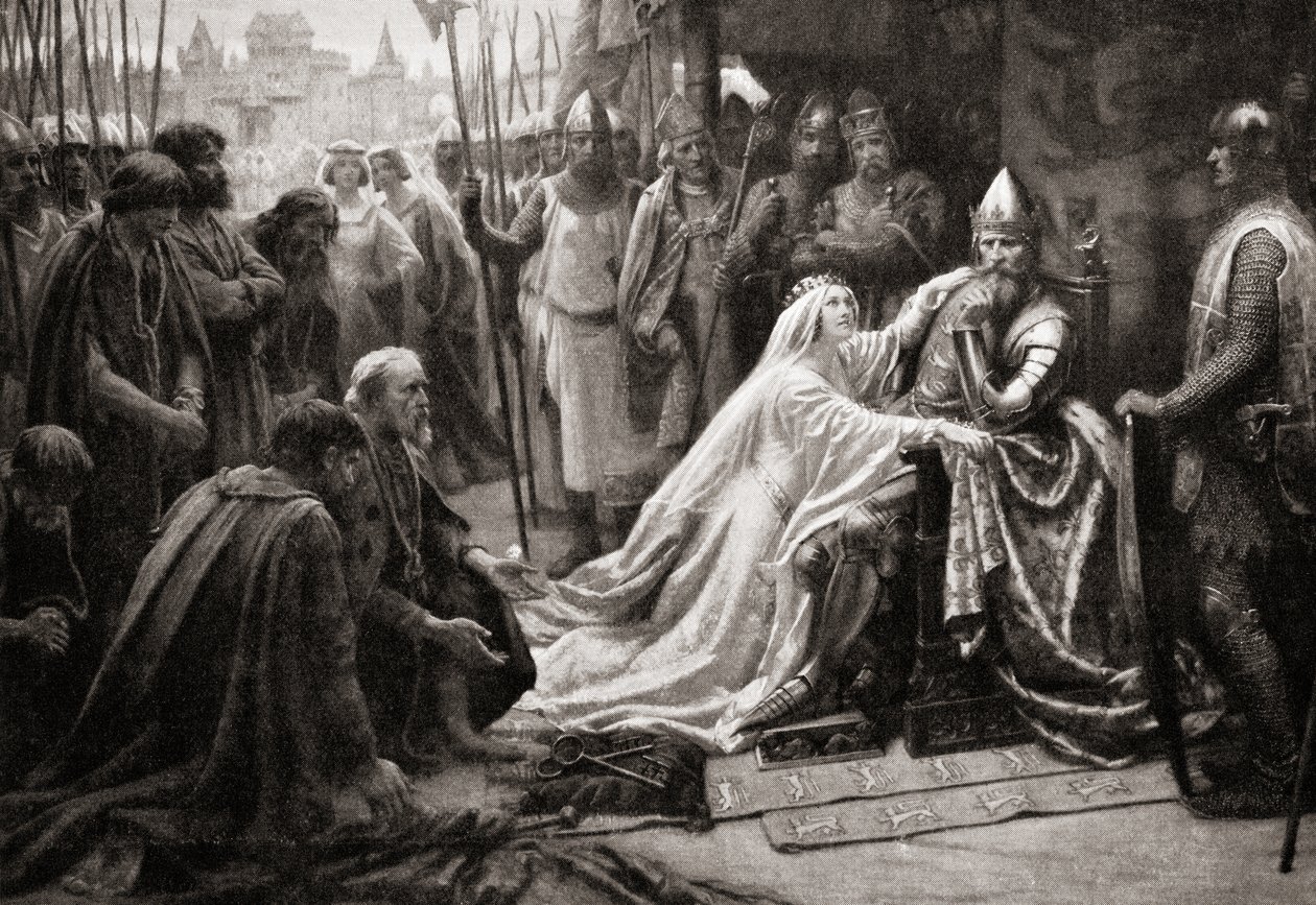 Queen Philippa of Hainault Intercedes for the Burghers of Calais