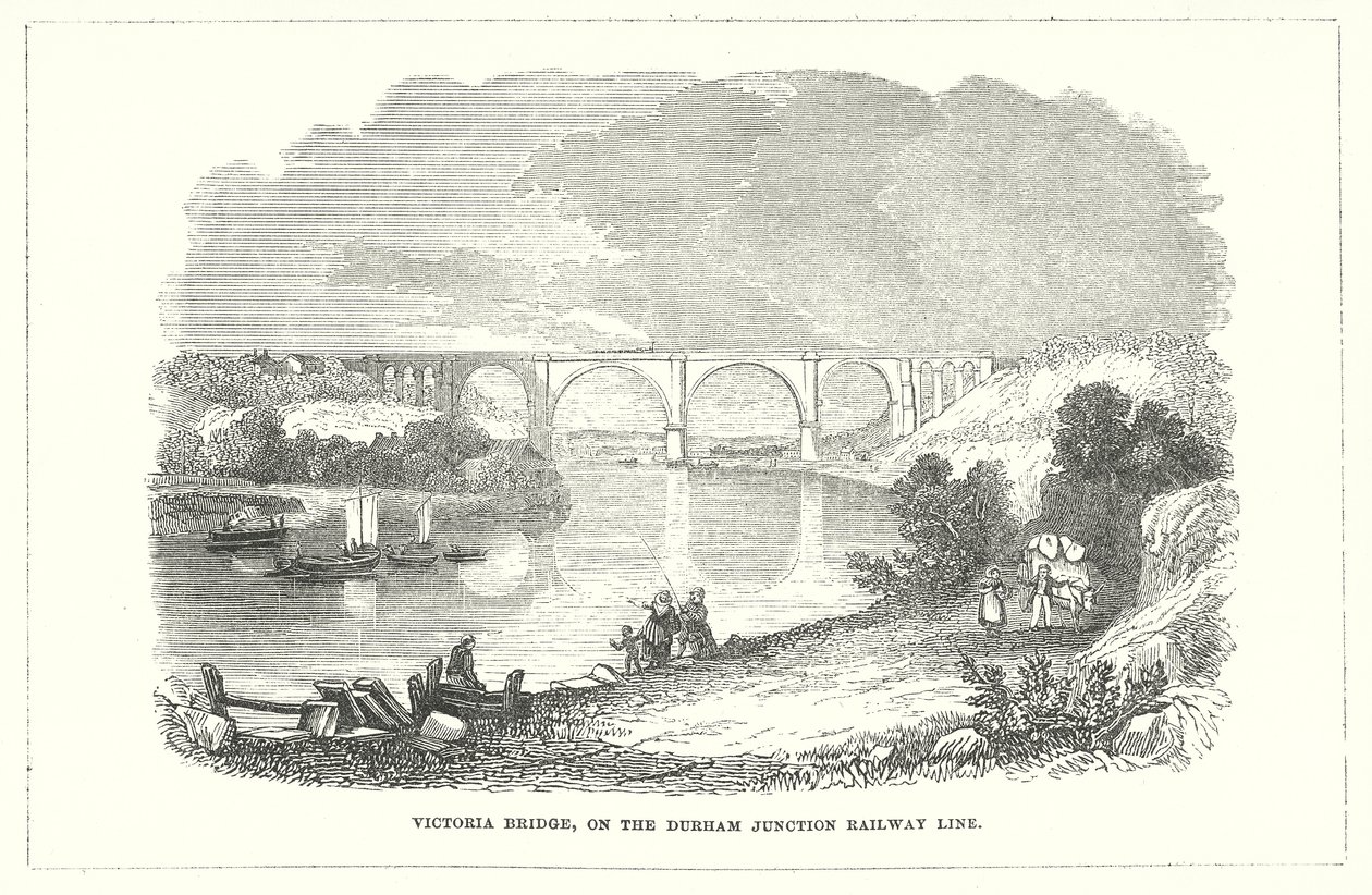 Victoria Bridge, on the Durham Junction Railway Line