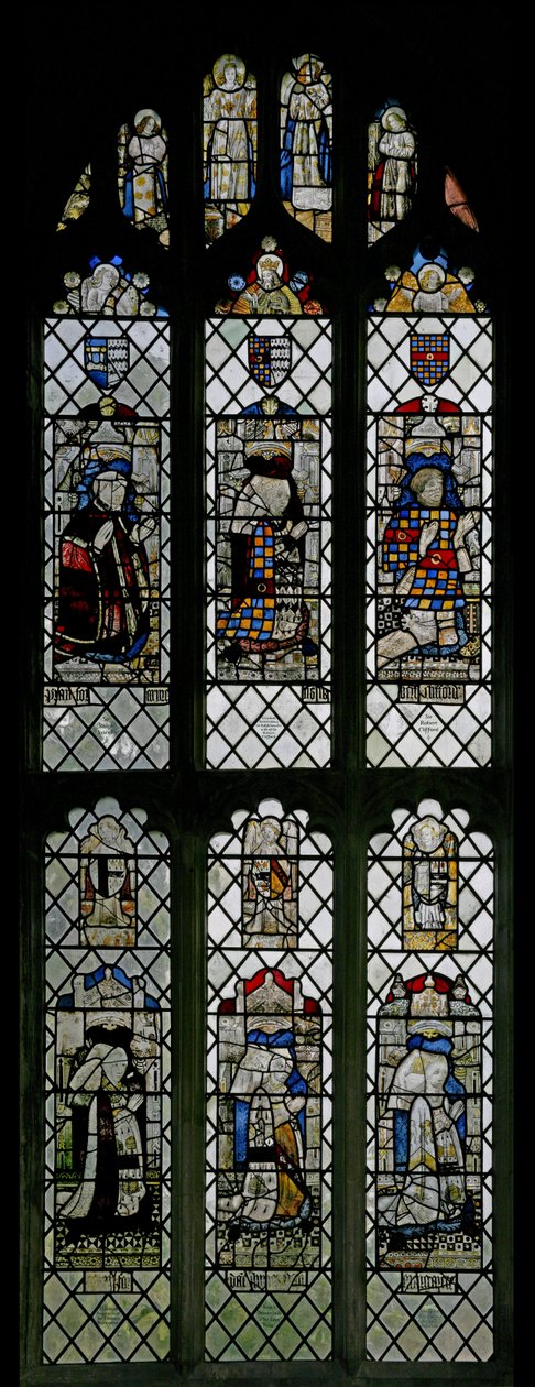 Window w5 depicting the fifth window from the west end of the north aisle