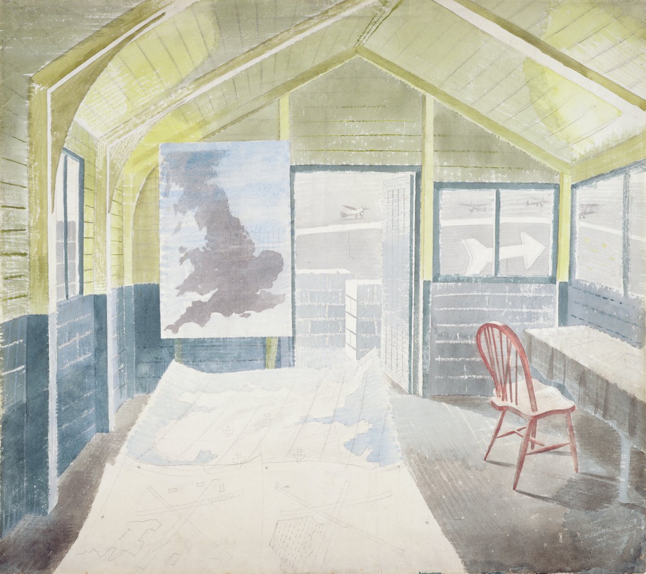 The Operations Room by Eric Ravilious: Buy fine art print