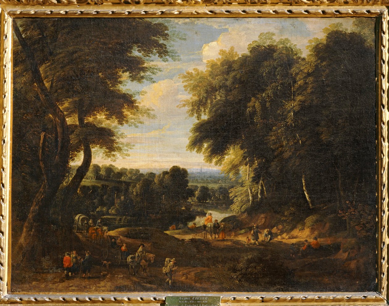 The Road from Boitsfort to Auderghem and the Pond of Ten Reuken