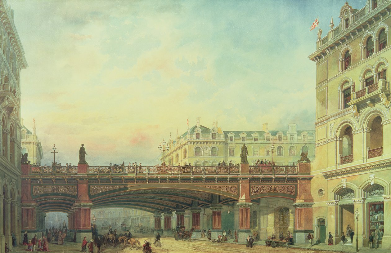 Holborn Viaduct, City of London by Ernest Crofts