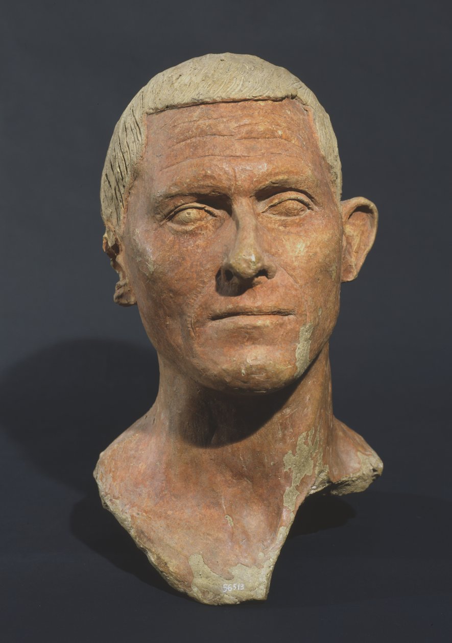 Portrait of a Man, from Manganello, Caere, Italy by Etruscan