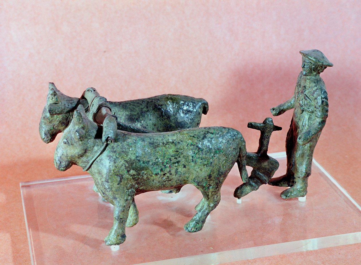 The Ploughman of Arezzo, from Cerveteri, 6th Century BC