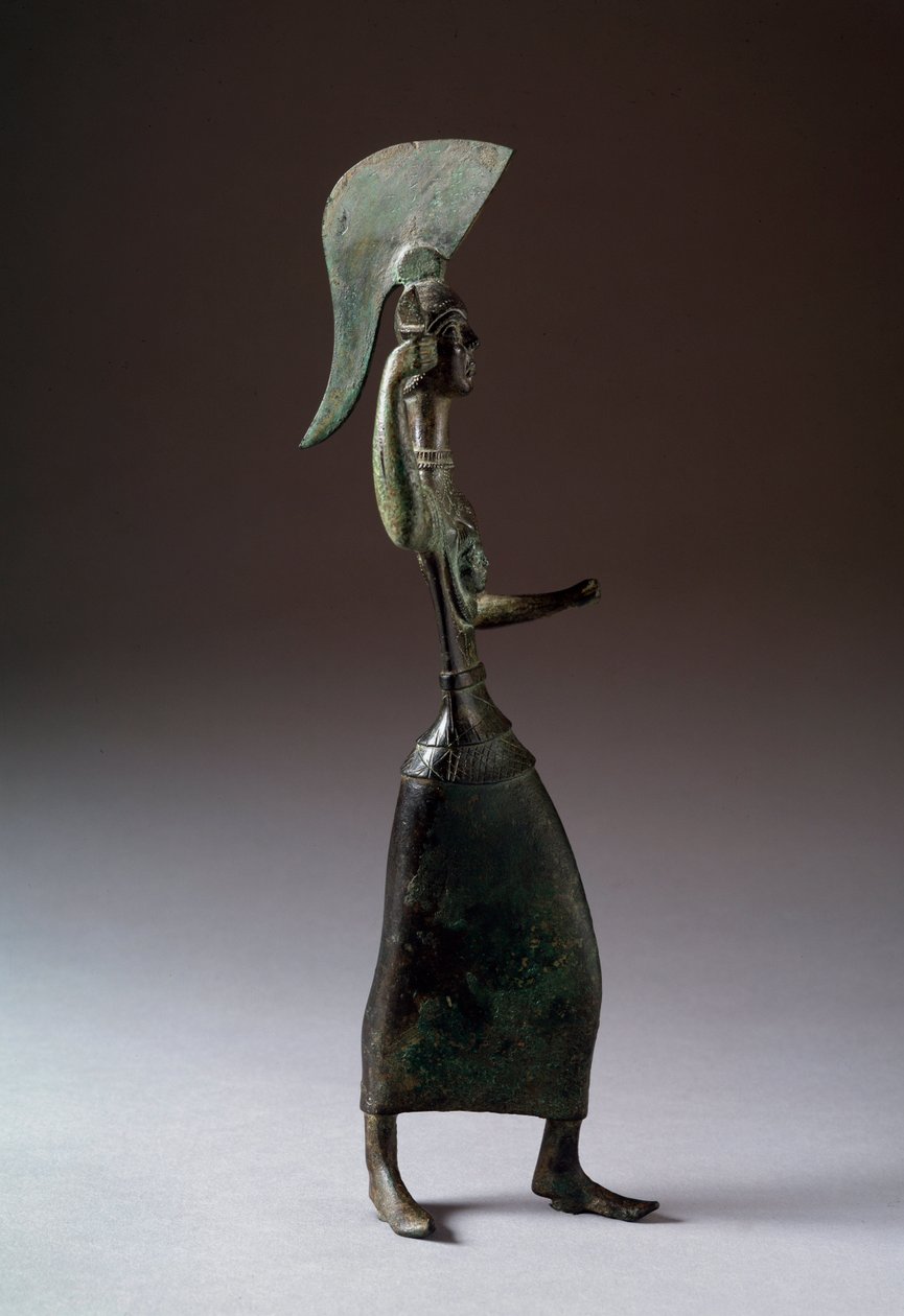 The Etruscan goddess Minerva - Bronze sculpture, 440-420 BC