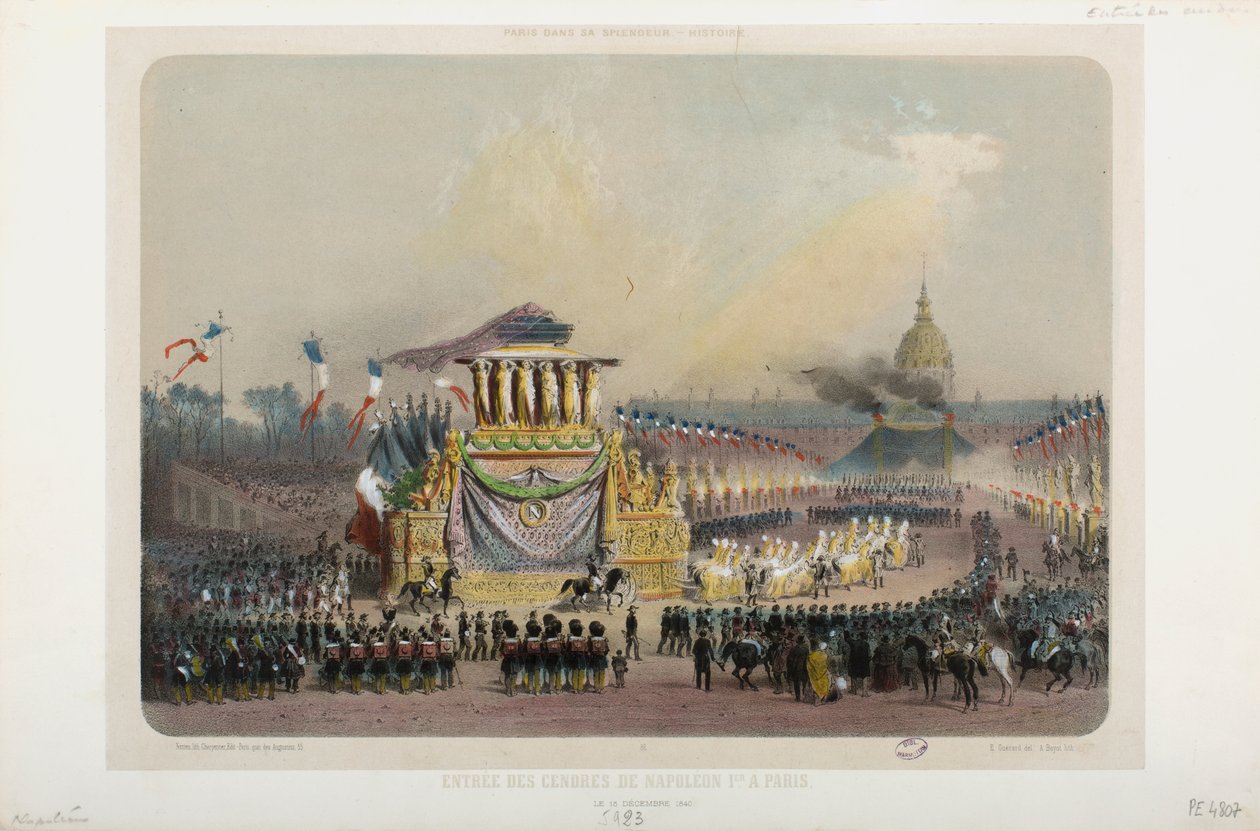 Return of the ashes of Napoleon I to Paris