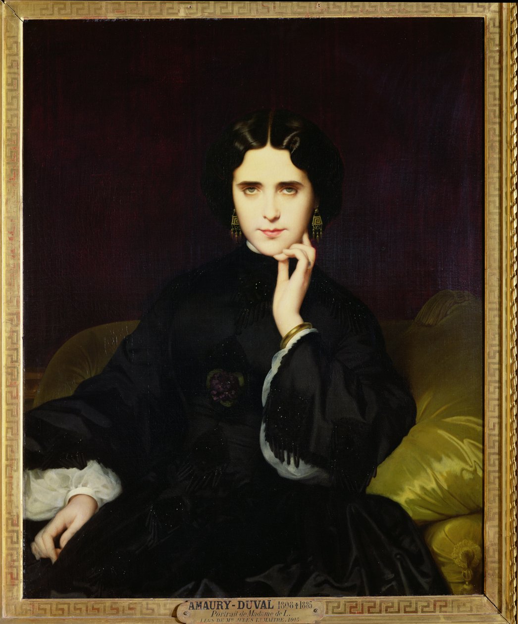 Portrait of Jeanne de Tourbay (1837-1908) 1862