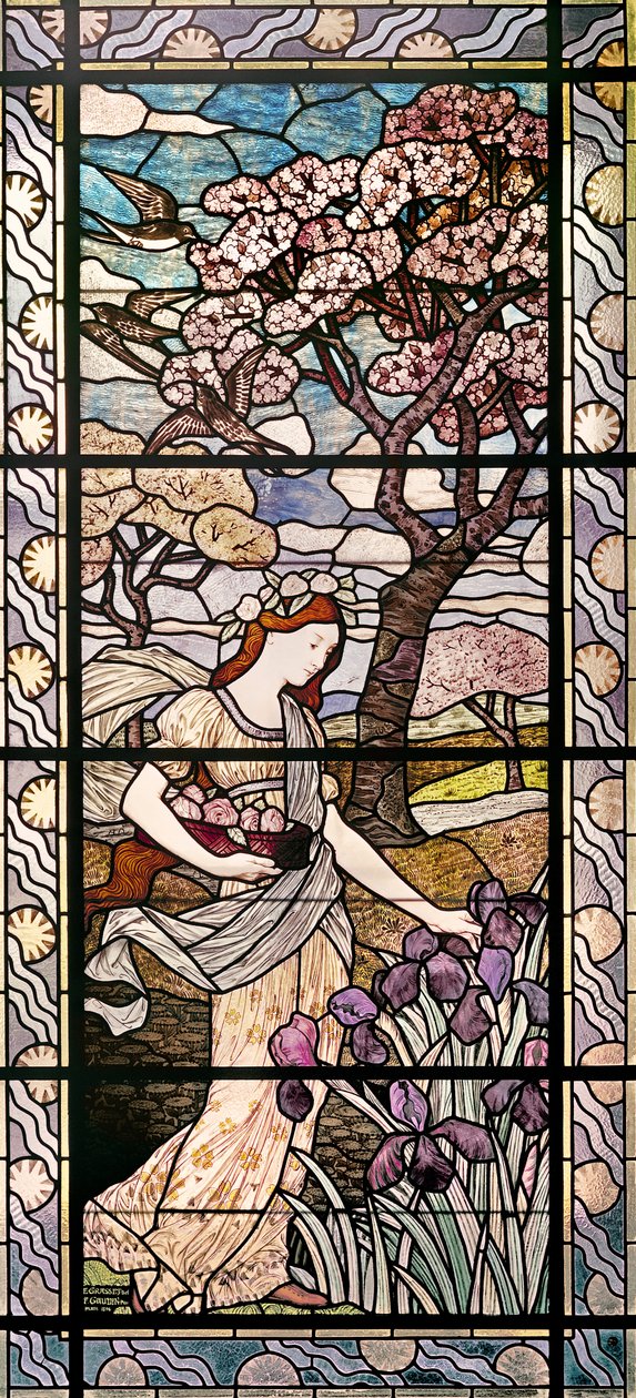 Spring, 1894 by Eugene Grasset: Buy fine art print