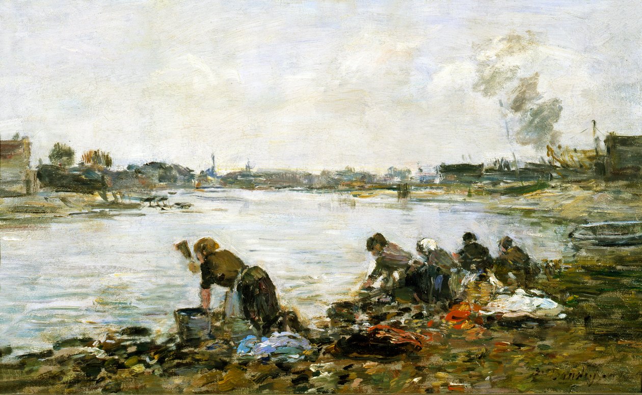 The Laundresses by Eugene Louis Boudin: Buy fine art prints