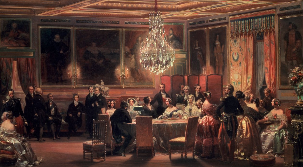 Reception in Honor of Queen Victoria at Chateau d'Eu, 3 September