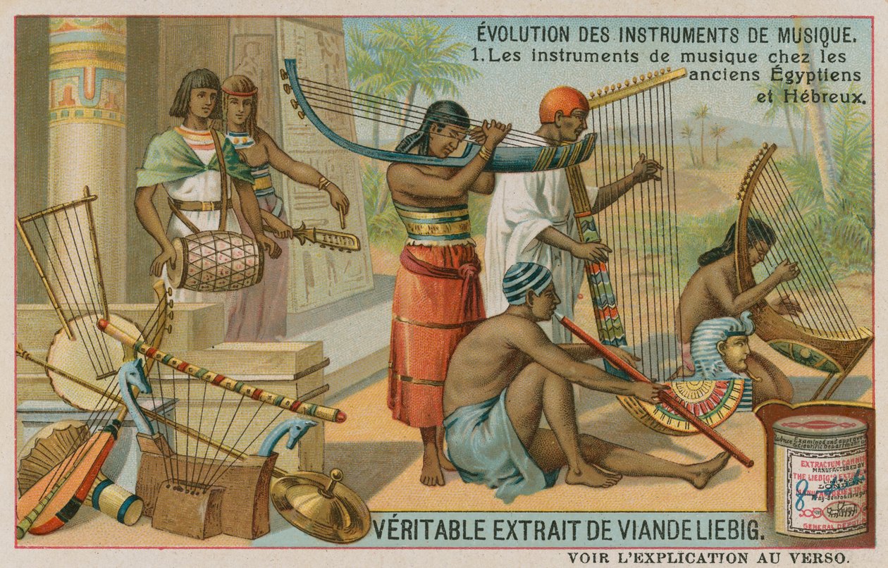 Musical instruments of the Ancient Egyptians and Hebrews