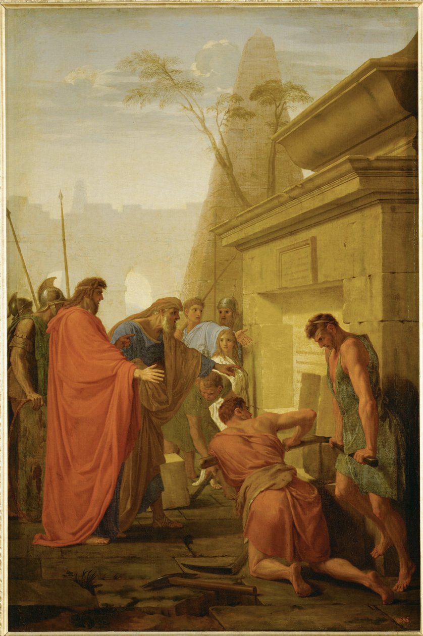 Darius Opens the Tomb of Nitocris, Queen of Babylon
