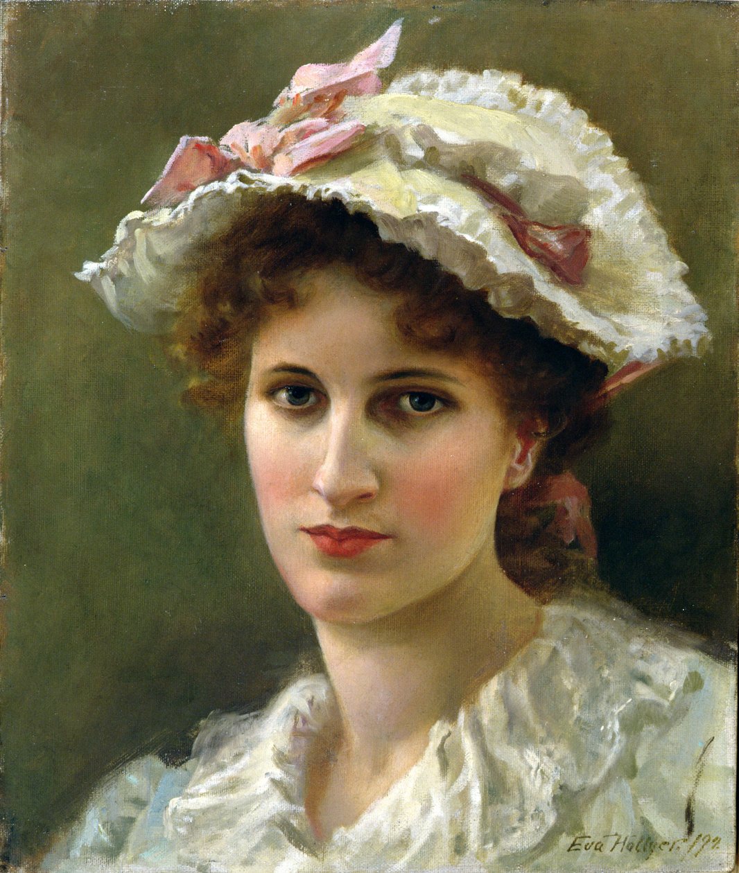 An English Rose by Eva Hollyer: Premium art reproduction