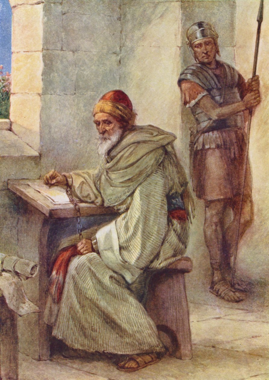 Paul in Prison by Evelyn Stuart Hardy: Buy fine art print
