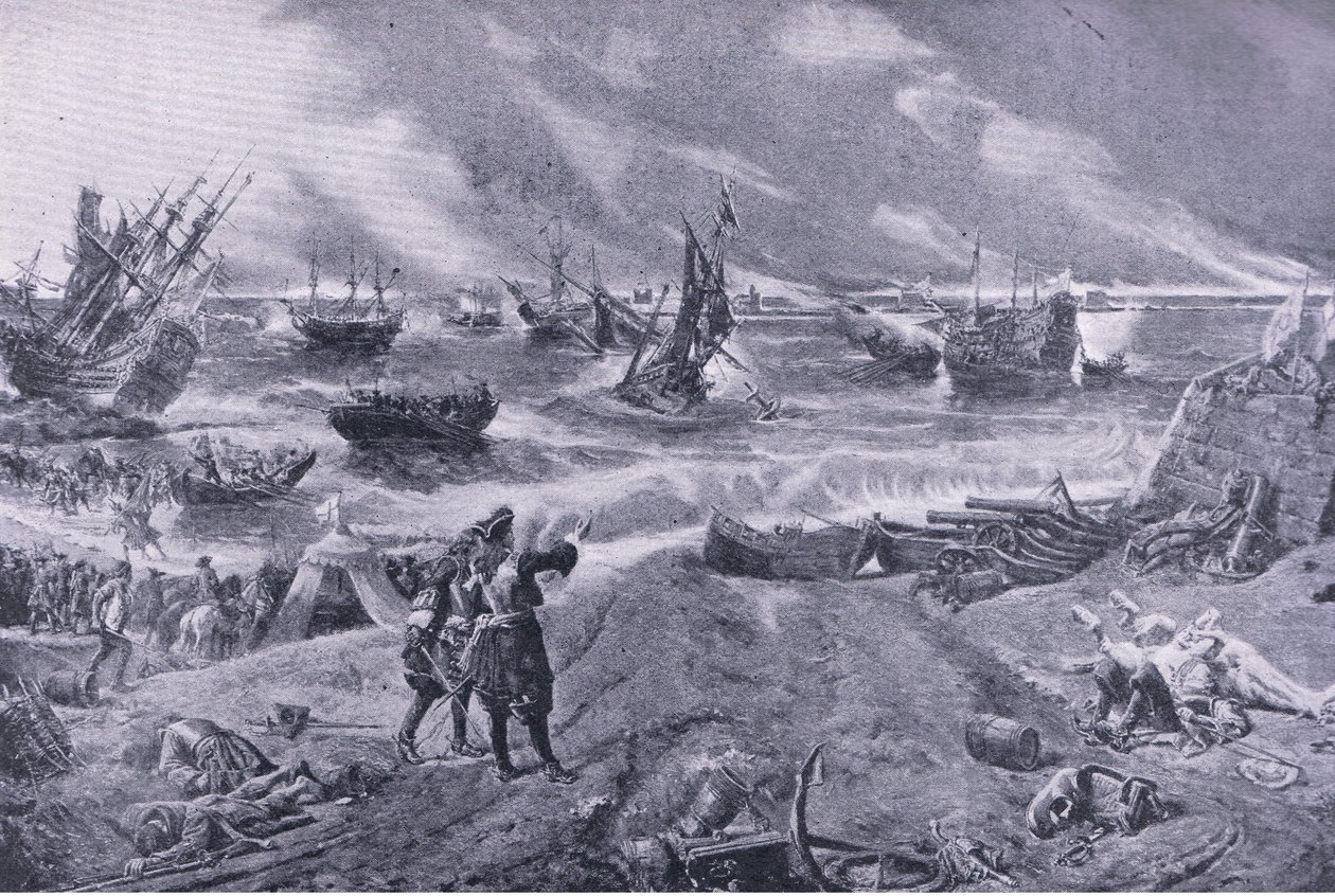 James II at the Battle of La Hogue, 23rd May 1692