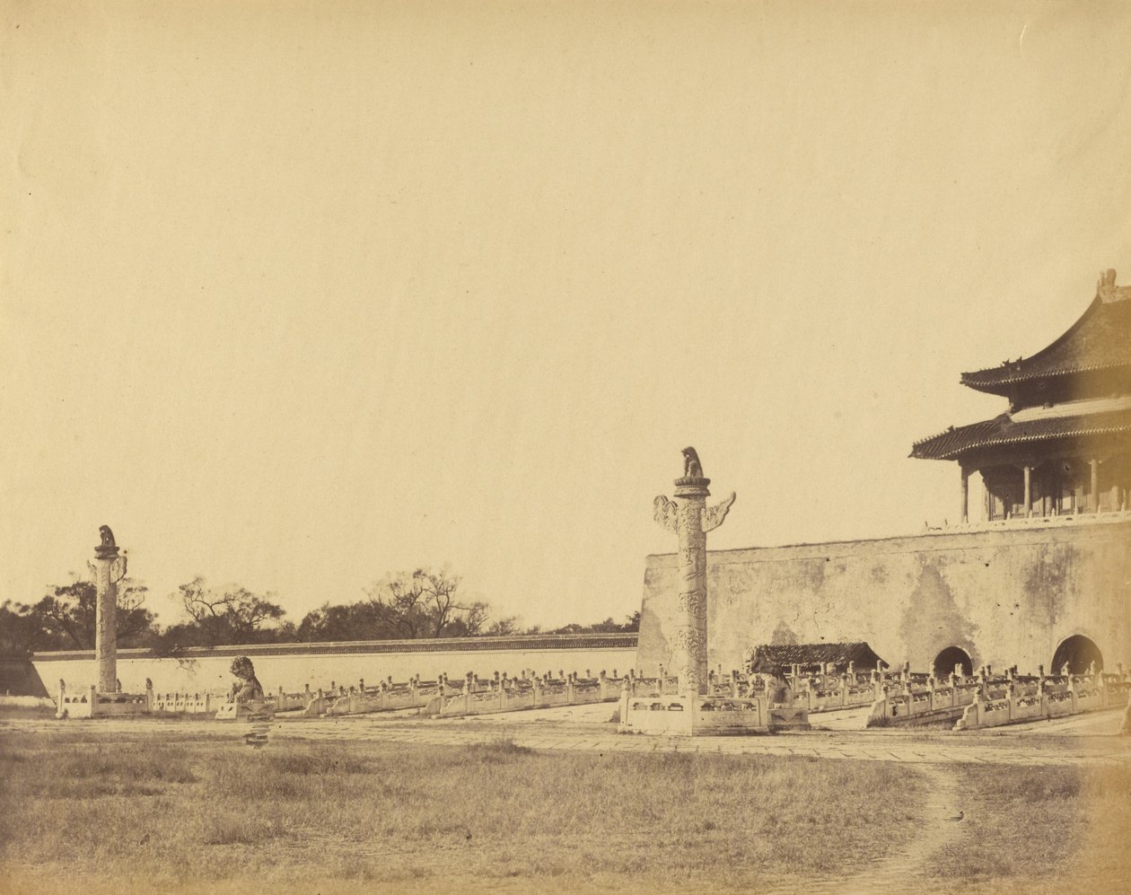 Entrance to the Winter Palace, Peking, October 1860