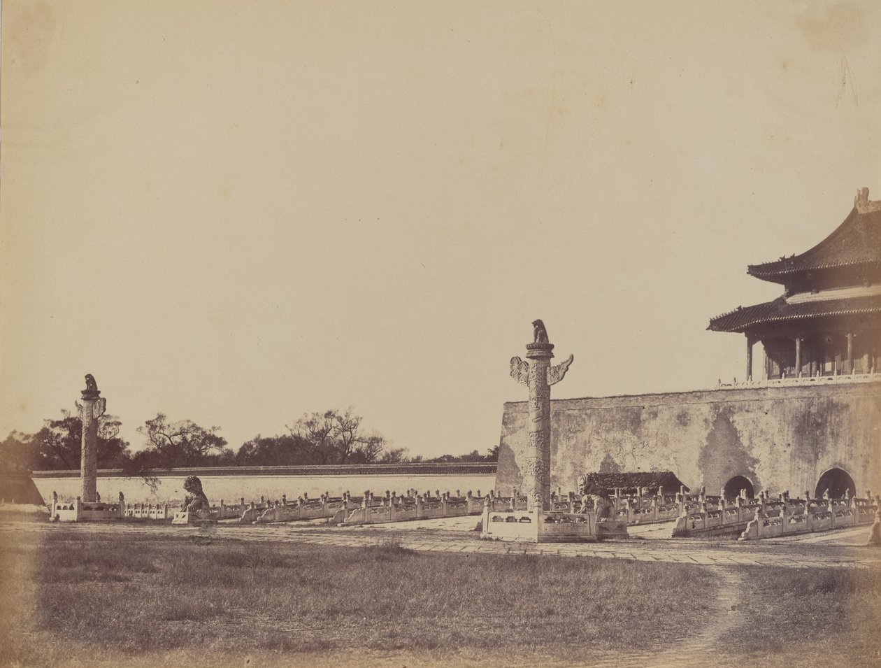 Entrance to the Winter Palace, Peking, October 29, 1860