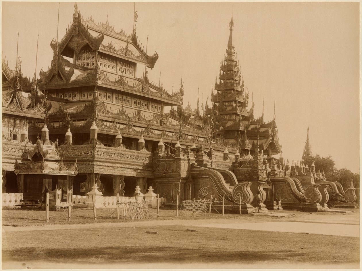 The Hman Kyaung or the Glass Monastery, Burma, c.1890