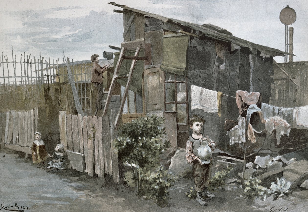 Poverty in Paris: The Passage Gergovie, 1884