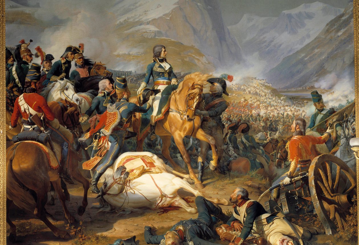 The Battle of Rivoli by Felix (after) Philippoteaux