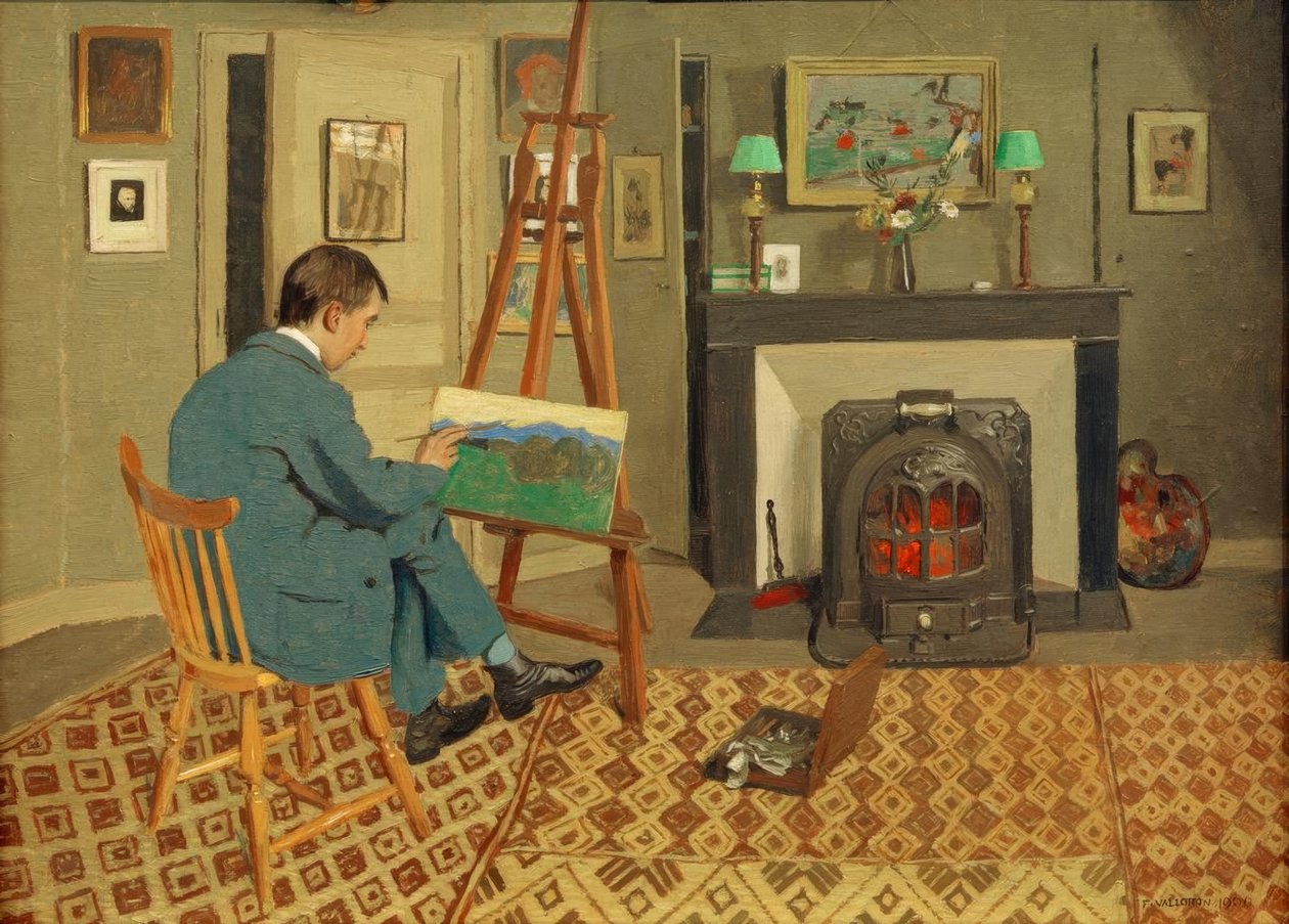 Max Rodrigues-Henriques in the Studio of His Father-in-Law