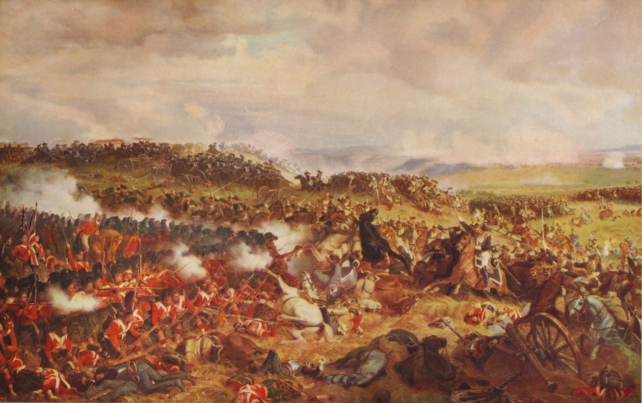 Charge of the French Cuirassiers at Waterloo