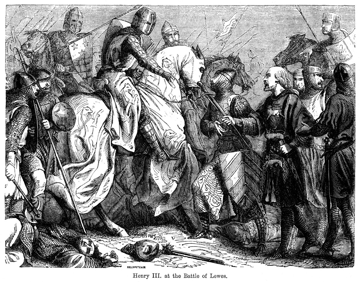 Henry III at the Battle of Lewes, 14th May 1264