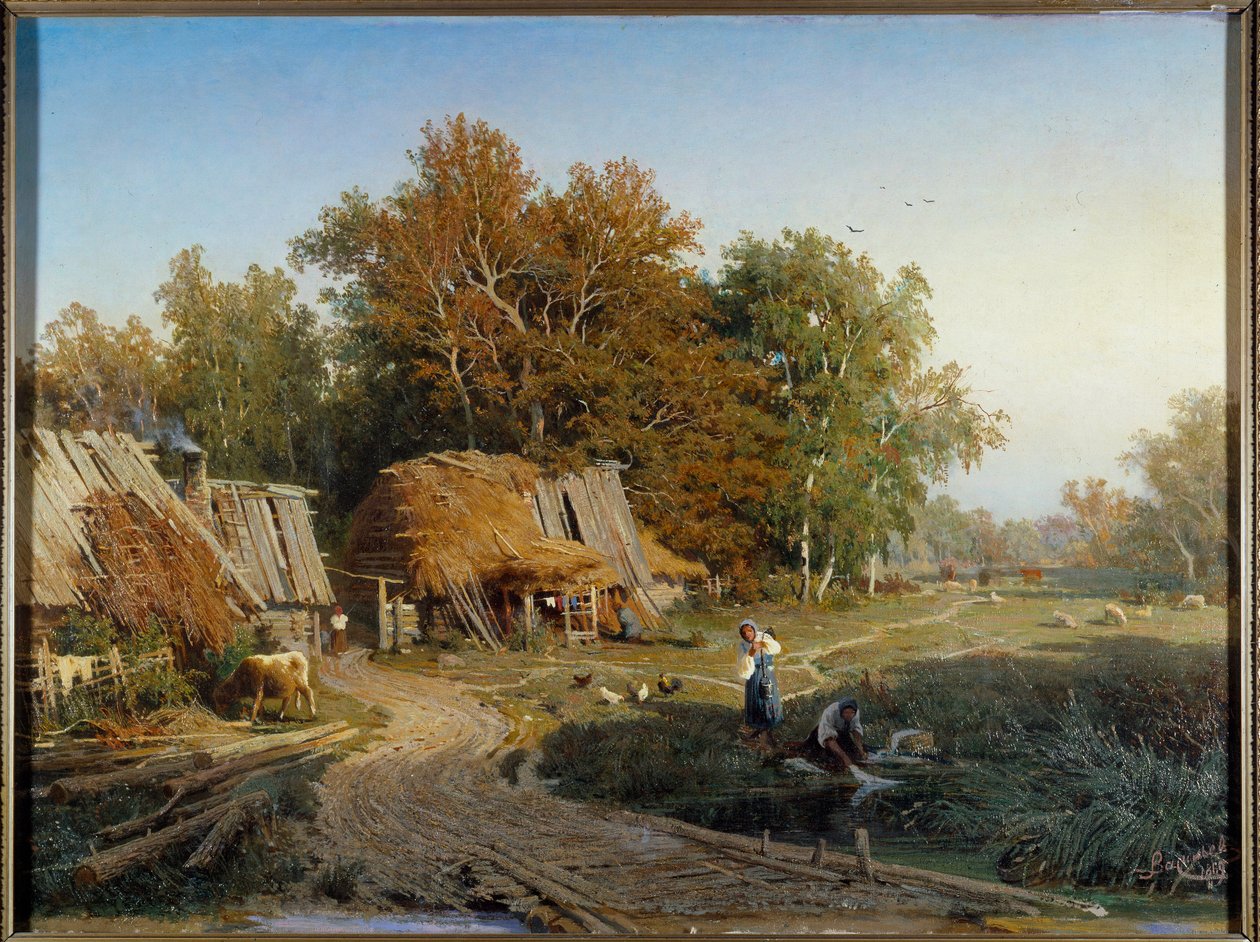 The Village by Feodor Alexandrovich Vassiliev
