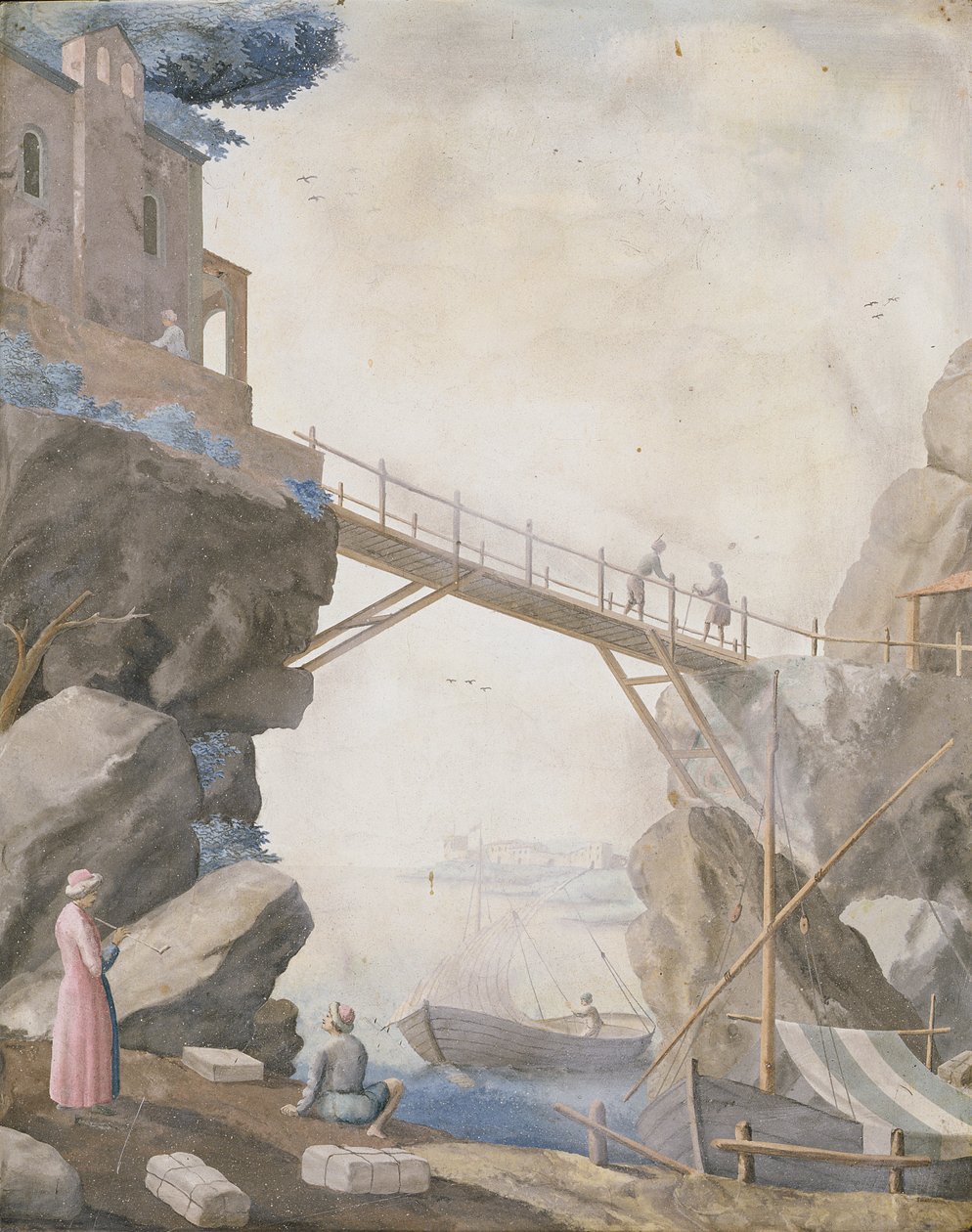 Scagliola Panel by Ferdinand Enrico Hugford