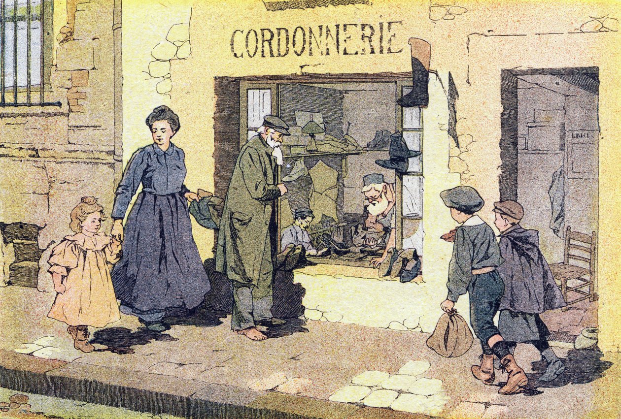 The Shoemaker, in Imagier de l'enfance (engraving)