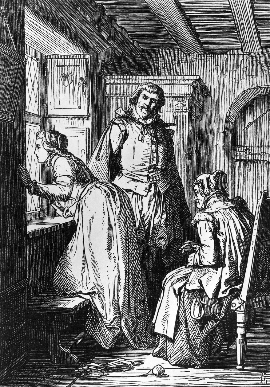 Klaerchen waiting for Egmont, illustration for Egmont, tragedy by ...