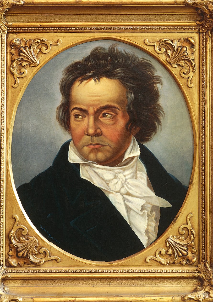 Portrait of Ludwig van Beethoven by Ferdinand Schimon