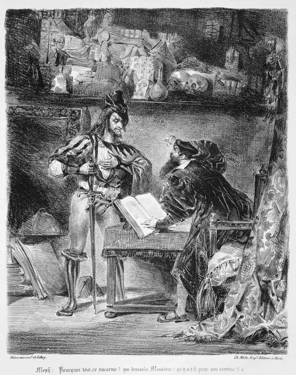 First Meeting between Faust and Mephistopheles: 'Why All This Noise ...