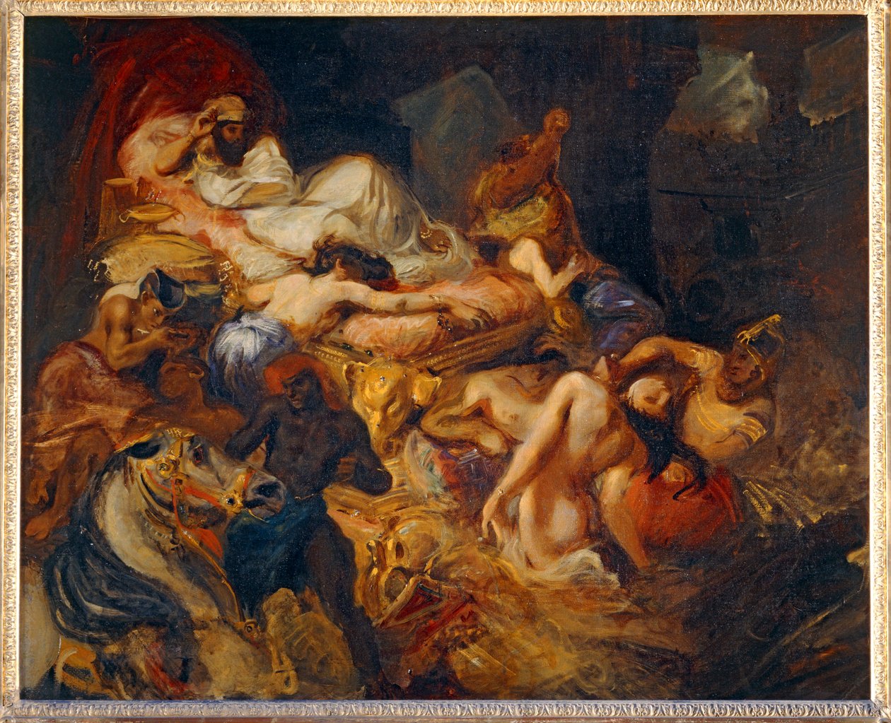 The Death of Sardanapalus, 1826-1827