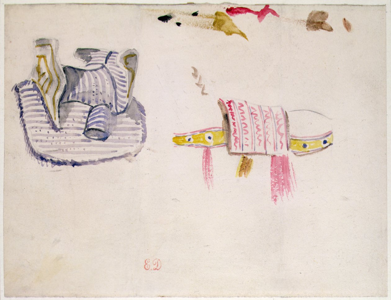 Studies of Arabic Saddles, c.1832