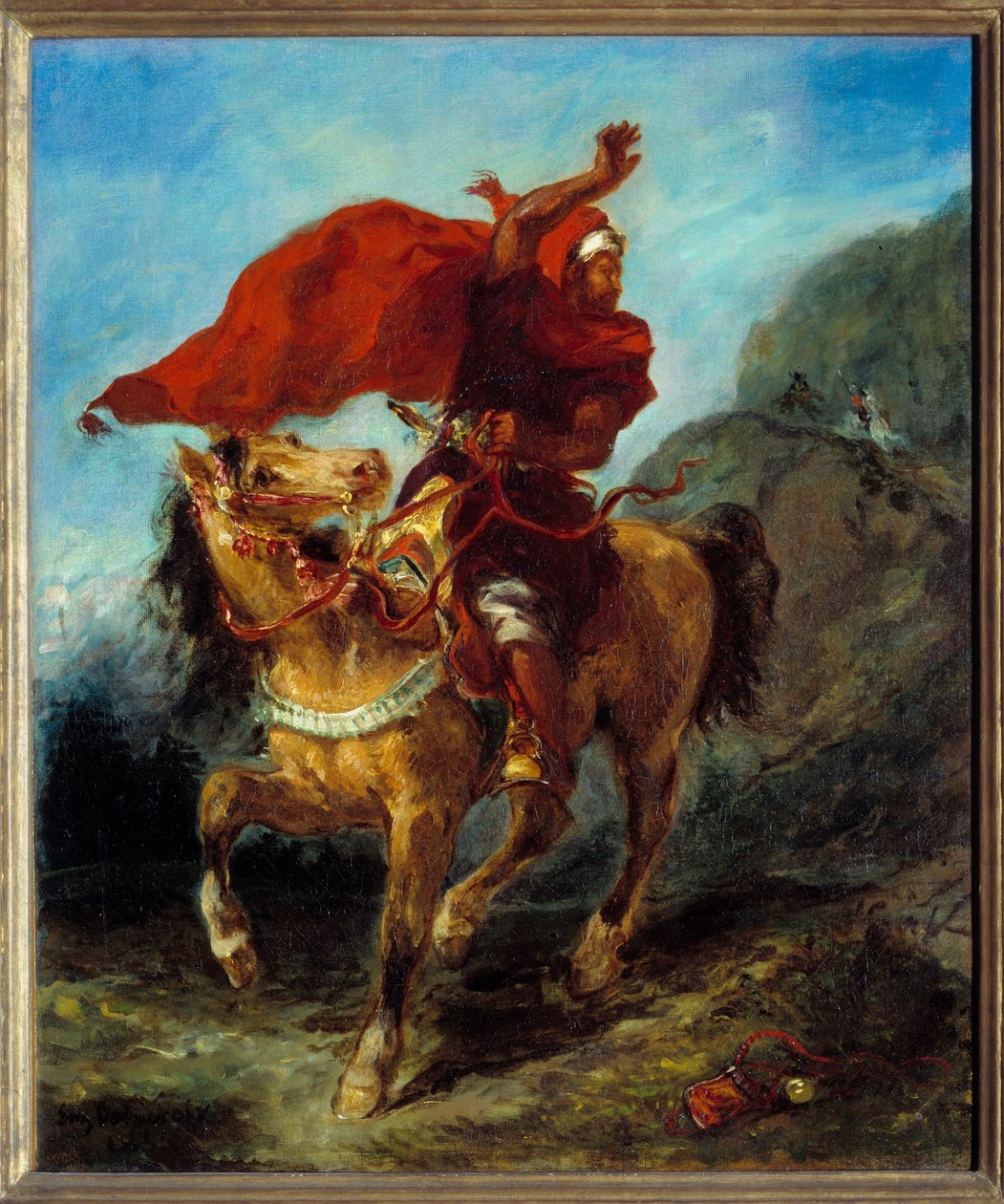 The signal by Ferdinand Victor Eugene Delacroix