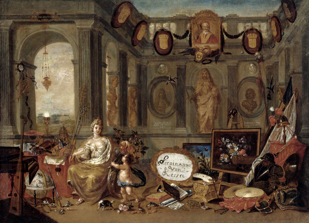 Allegory of Europe, 1689 by Ferdinand van Kessel