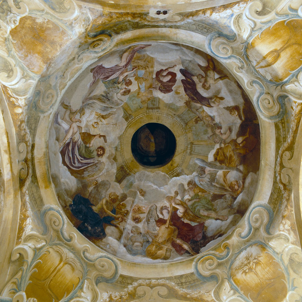 Painted Cupola by Ferdinando Galli Bibiena: Fine art print