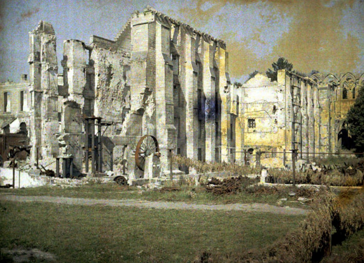 The Ruins of the Factory and the Abbey of Notre-Dame d'Ourscamp, a ...