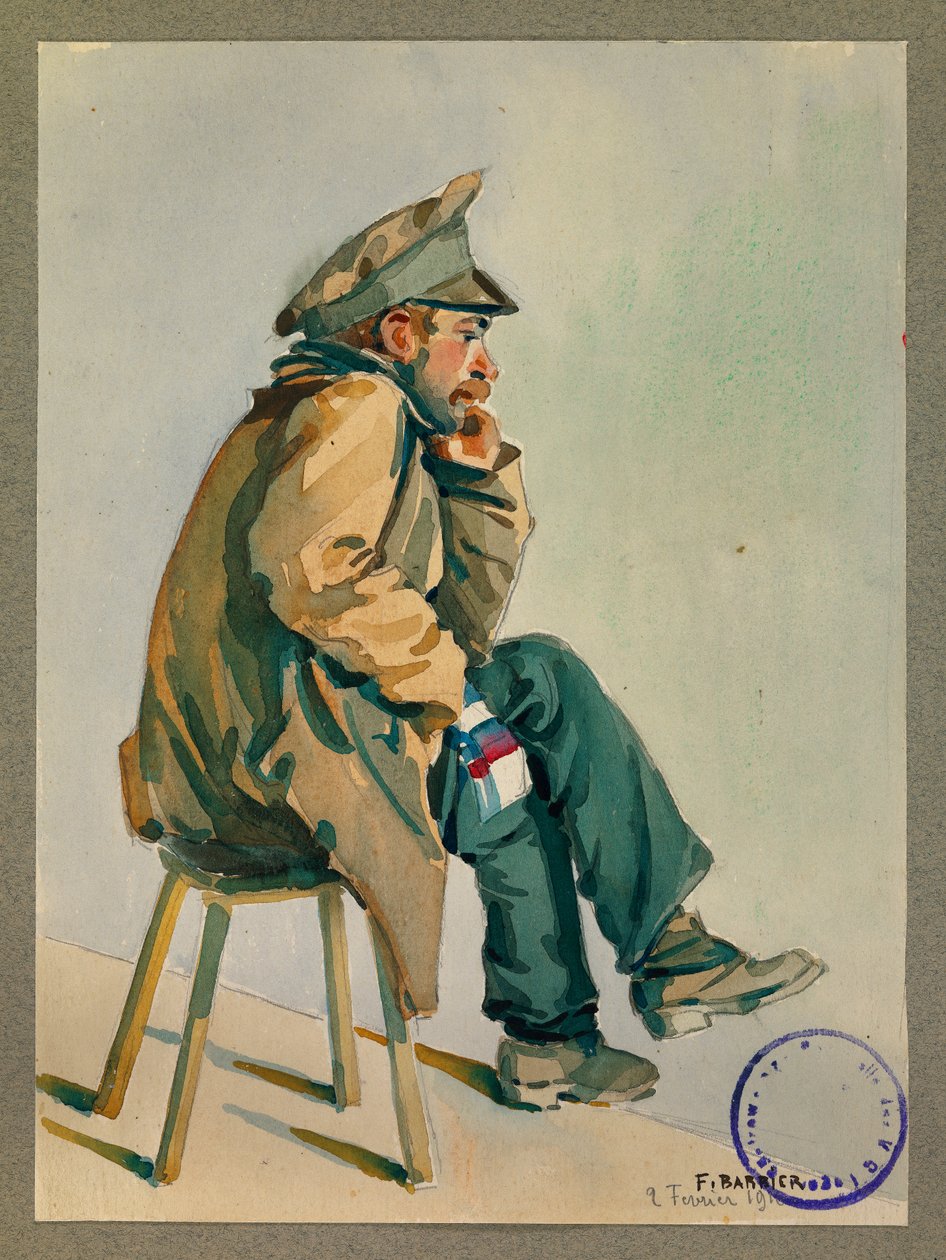 Russian Prisoner Waiting for Medical Examination, Gustrow
