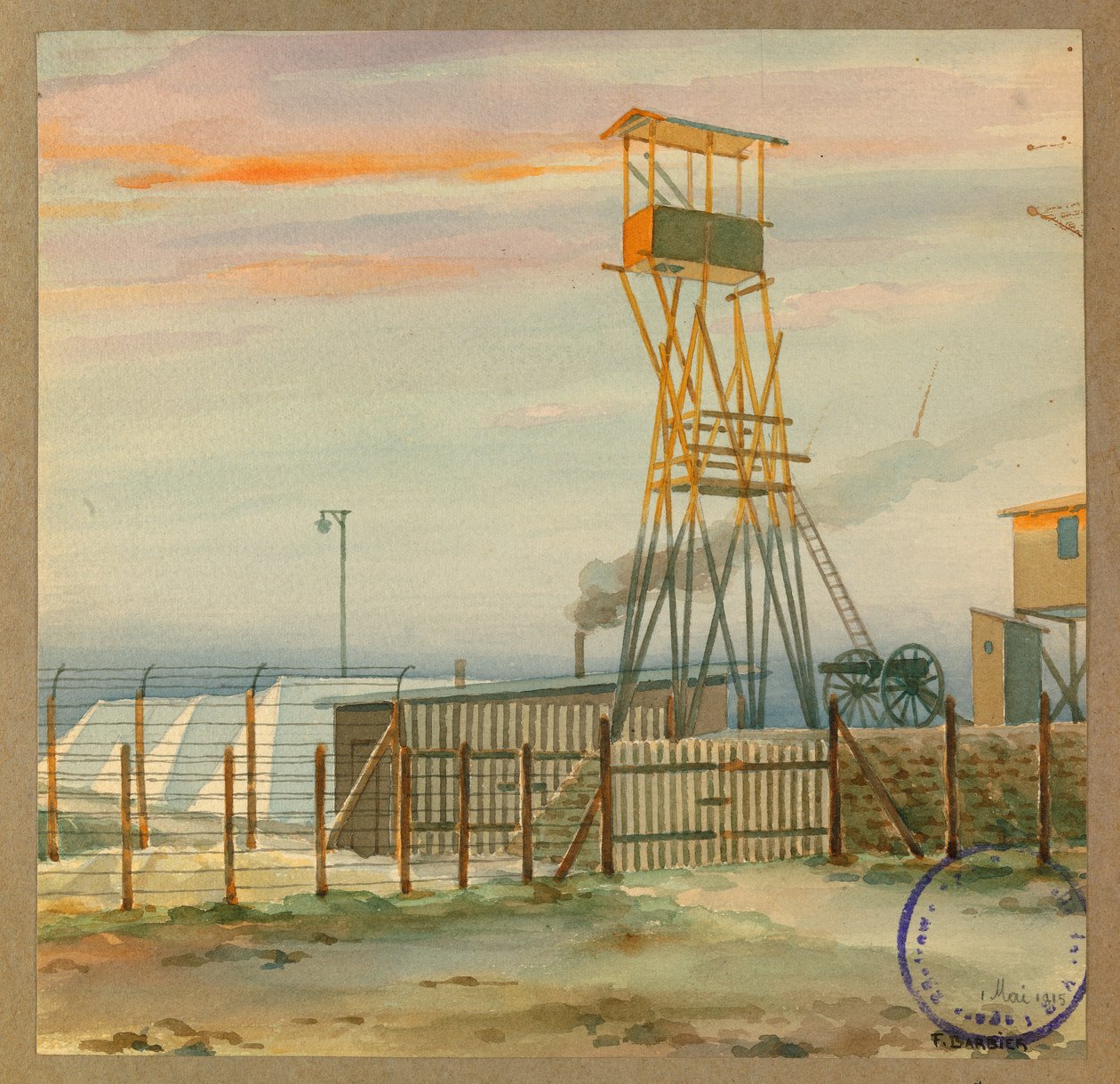 Observatory of the Old Camp with Its Tents