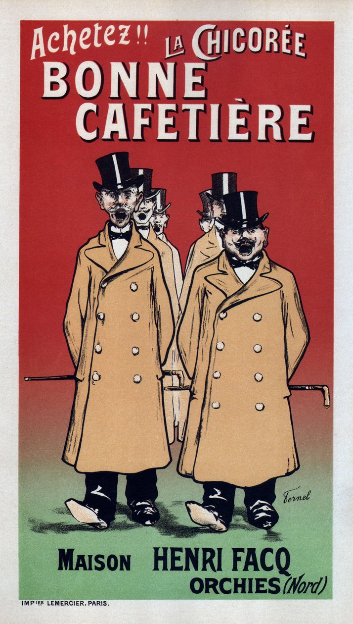 La Chicoree Bonne Cafetiere Poster by Fernand Fernel