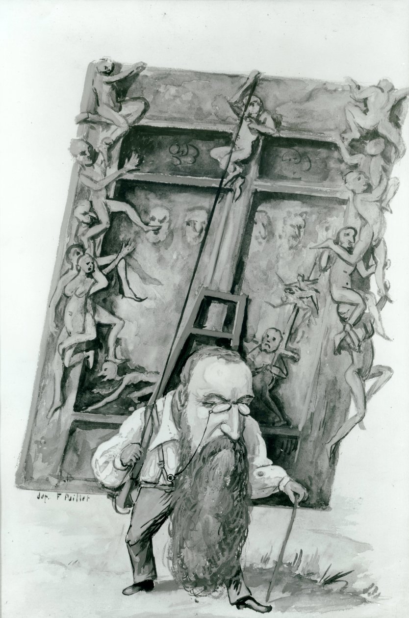 Portrait of Auguste Rodin Bearing the Gates of Hell