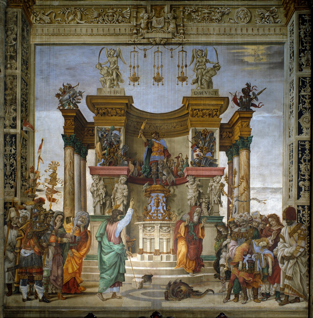 Saint Philip Exorcises the Dragon from the Temple of Hierapolis