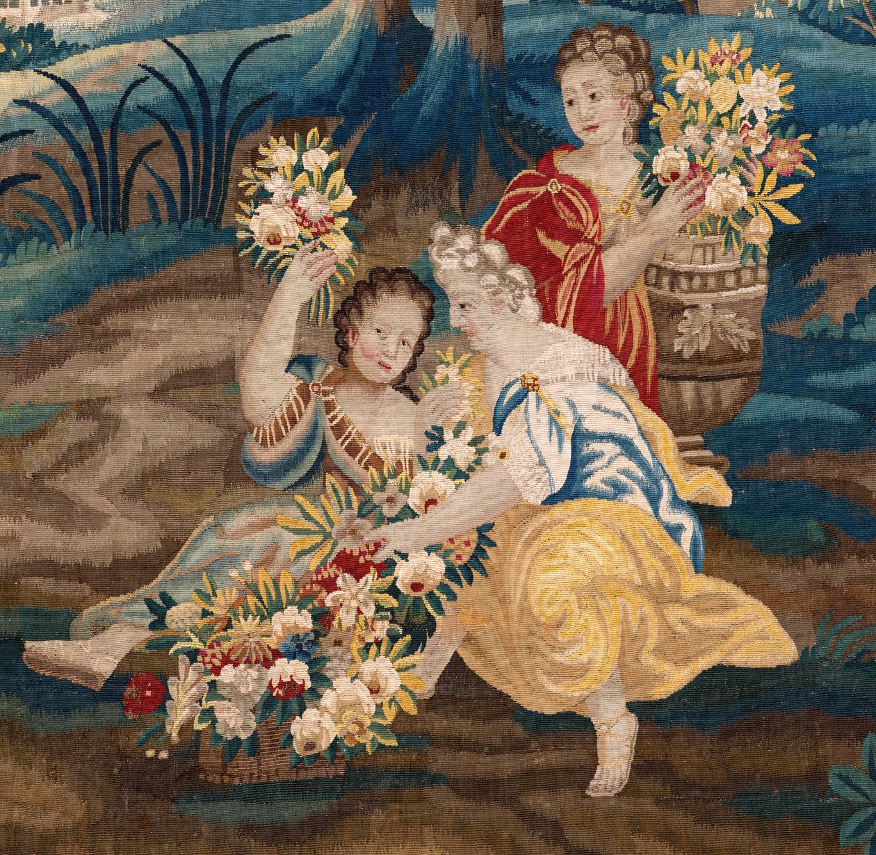 Flemish tapestry. End 17th century. Property of the church Sint ...