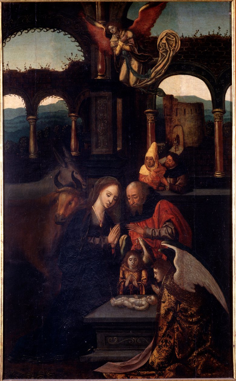 The Nativity by Flemish School: Premium art reproduction